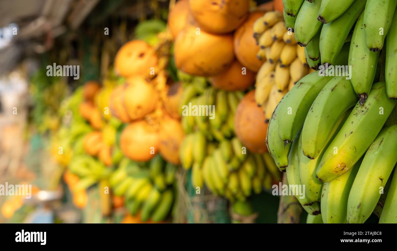 Salalalah, Oman -November 11.2023 : Fruit for sale in fruit stalls at ...