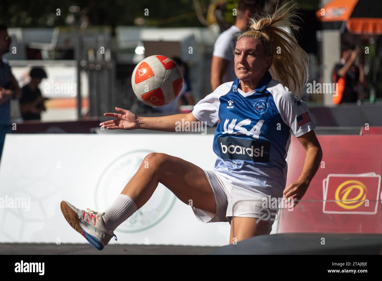 Carolyn Greco of United States seen in action during the Women's ...