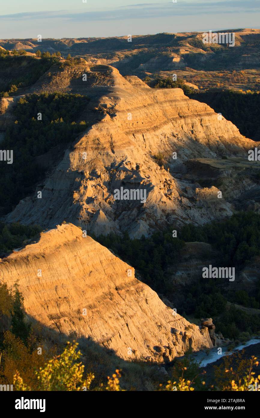 Badlands view, Theodore Roosevelt National Park-North Unit, North ...