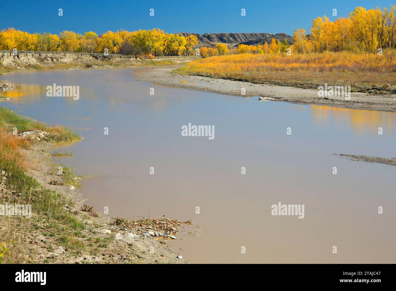 Little Missouri River, Theodore Roosevelt National Park-North Unit ...
