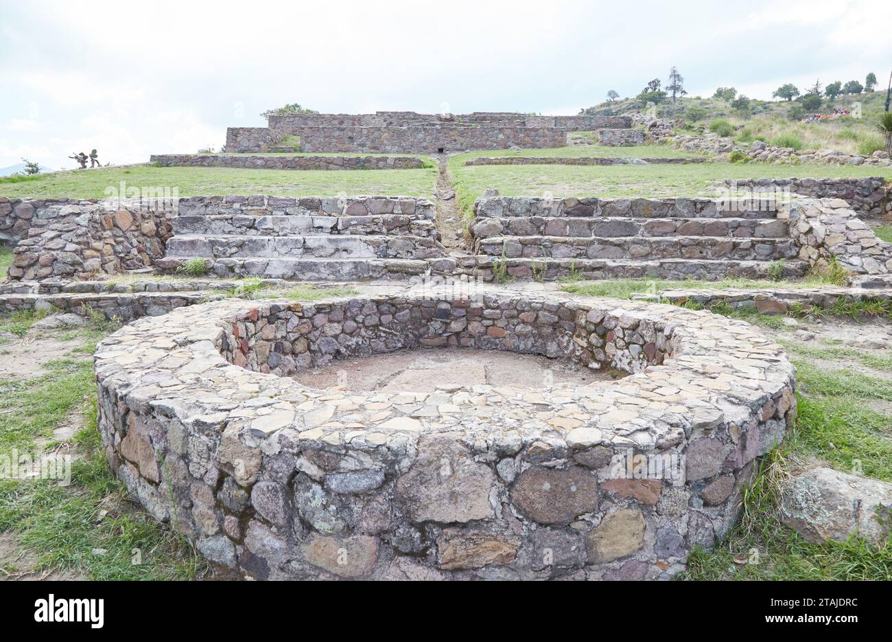 The former Aztec spa, garden and royal palace of Texcotzingo, located ...