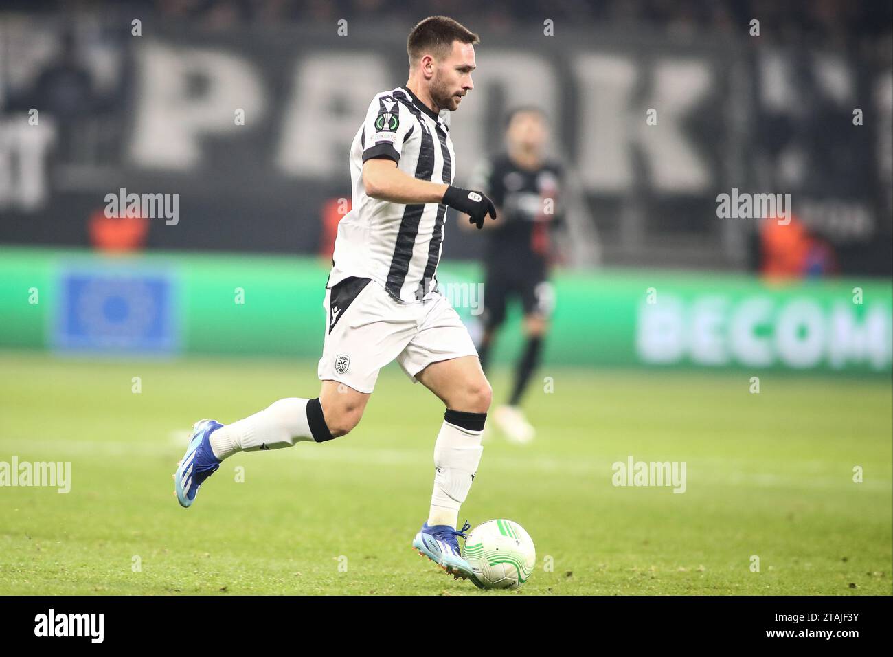 Frankfurt, Germany. 30th Nov, 2023. PAOK's Andrija Zivkovic in action ...