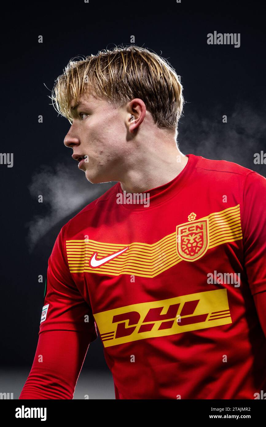 Farum, Denmark. 30th Nov, 2023. Daniel Svensson (27) of FC ...