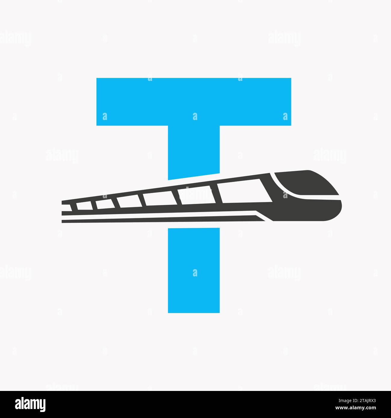 Letter t express logo hi-res stock photography and images - Alamy