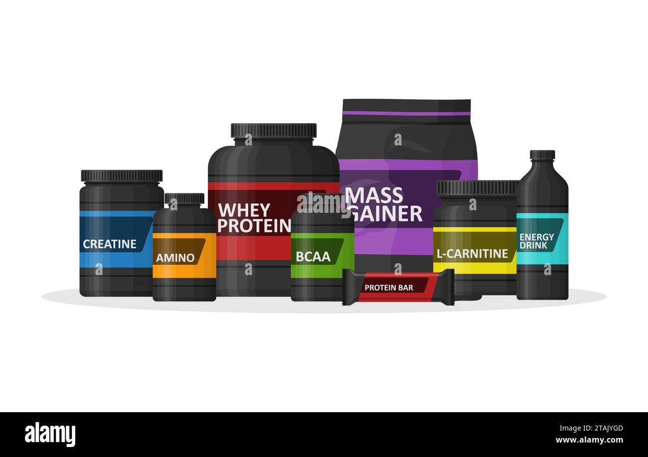 Protein bar Stock Vector Images - Alamy