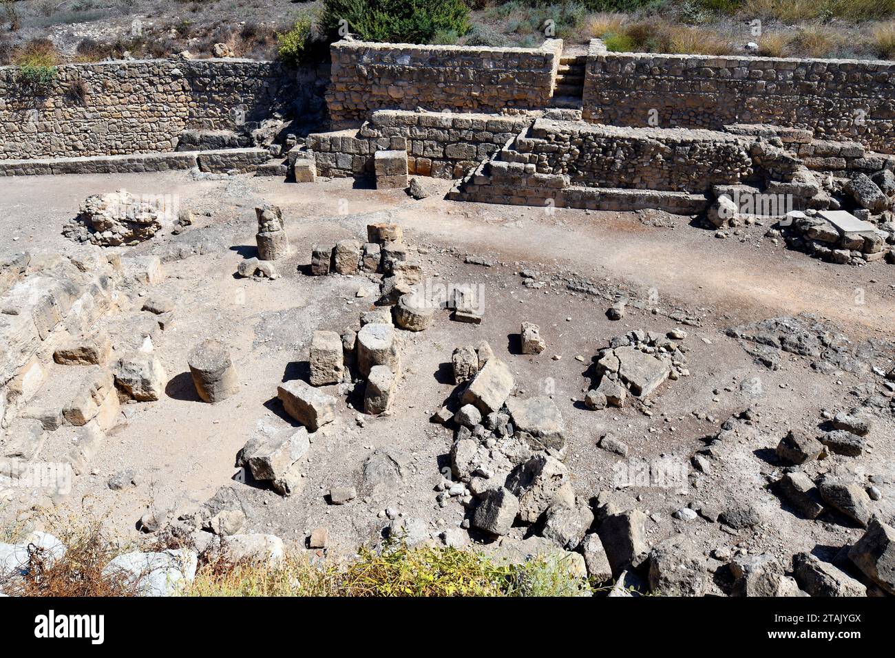 Paphos, Cyprus - October 02, 2023: Archaeological Park of Kato Paphos ...