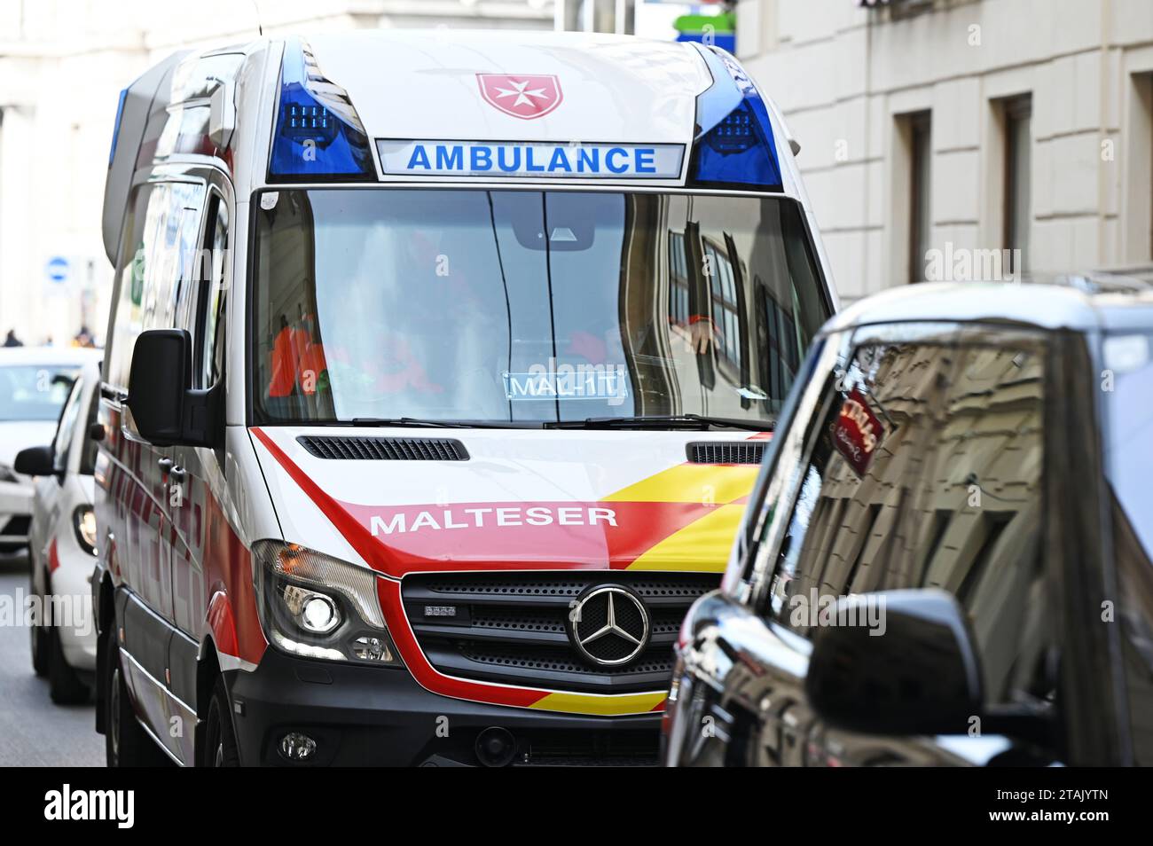 Ambulance malteser hi-res stock photography and images - Alamy