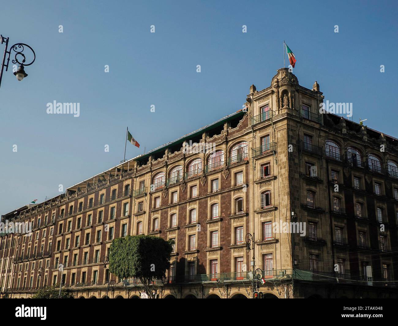 Zocalo building detail in ciudad de mexico, mexico city Stock Photo - Alamy