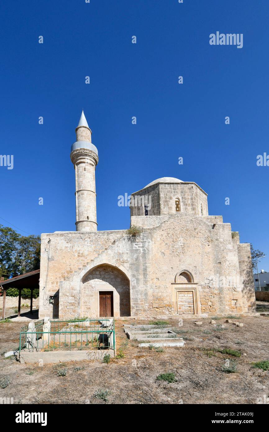 Cyprus, Agia Sophia Mosque and grave in old town of Paphos aka Pafos ...