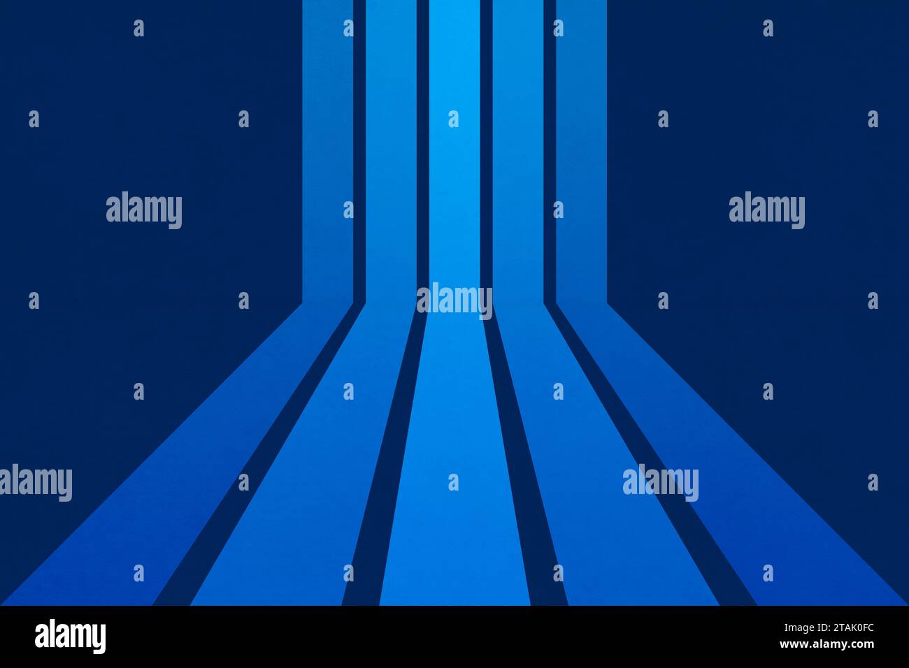 Blue gradient perspective strips on a dark blue background wallpaper ...