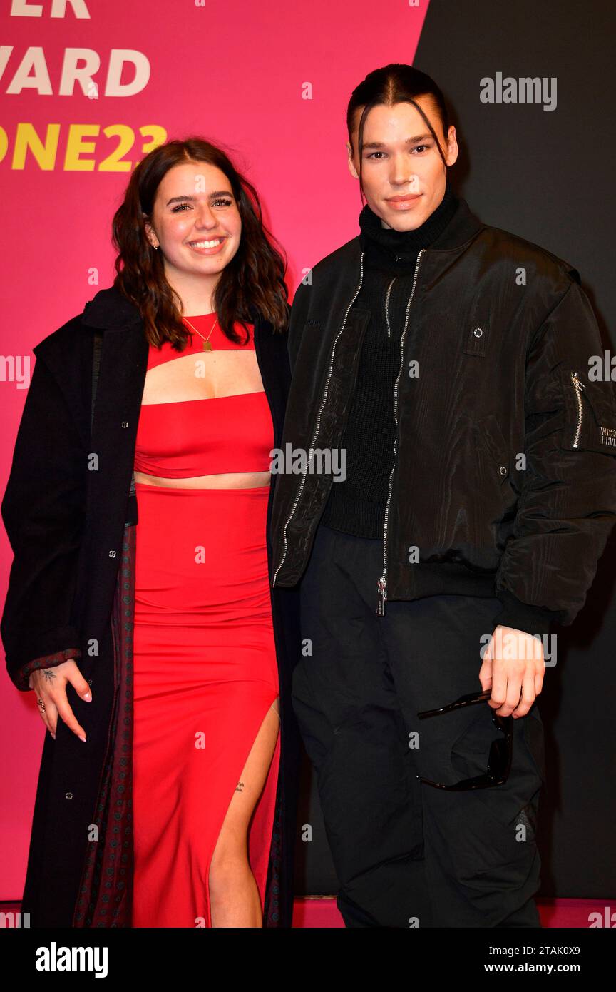 Gina Marie Grimm und Helge Mark Lodder bei der 24. Verleihung der 1Live ...