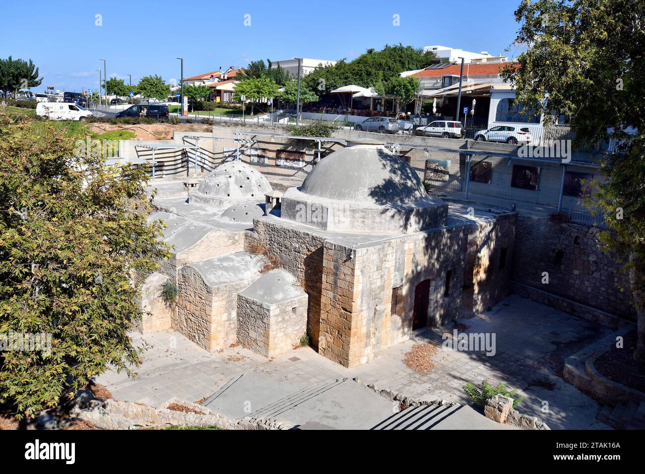 Paphos, Cyprus - October 02, 2023: the old turkish hammam in old town ...