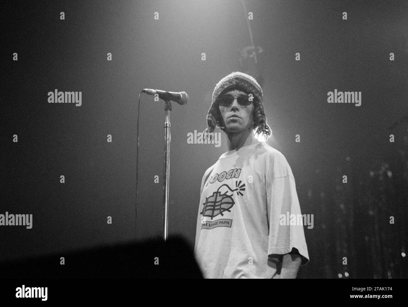 The stone roses manchester Black and White Stock Photos & Images - Alamy