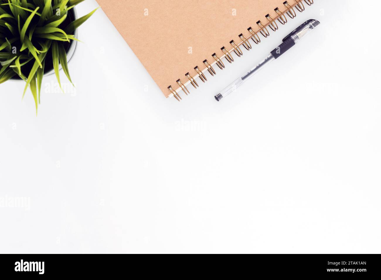 Empty notebook mockup template for banners and other design purposes ...