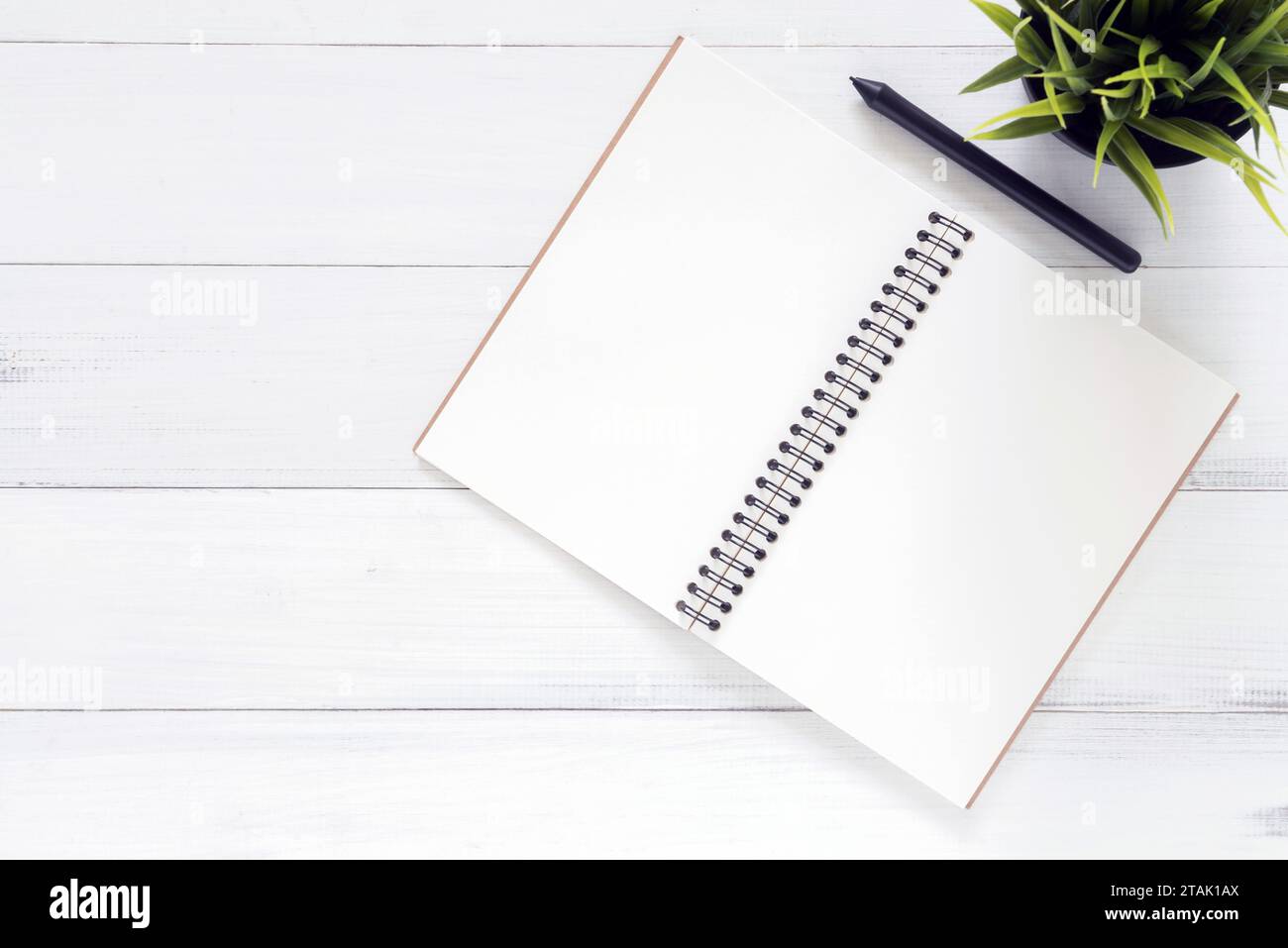 Empty notebook mockup template for banners and other design purposes ...