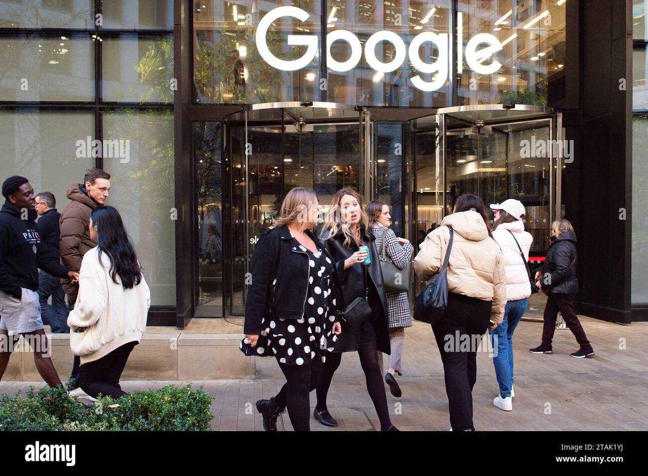 Google, Pancras Sq London Hq Stock Photo - Alamy