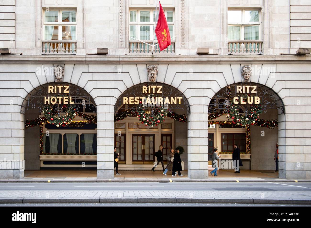 The Ritz Hotel London Stock Photo - Alamy