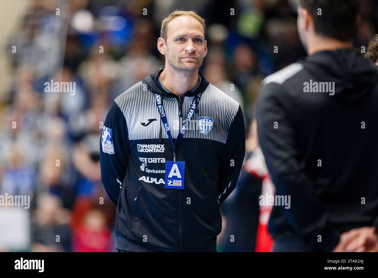Lemgo, Deutschland. 30th Nov, 2023. Matthias Struck (TBV Lemgo Lippe, Co-Trainer) GER, TBV Lemgo ...
