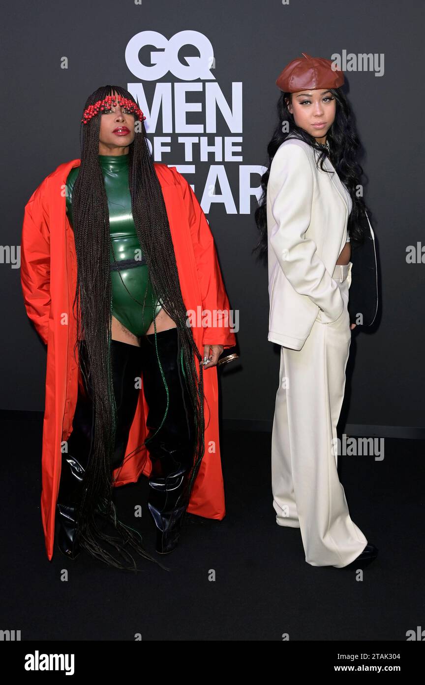 Erykah Badu mit Tochter Puma Badu bei der 25. Verleihung der GQ Men of the Year Awards 2023 im ...