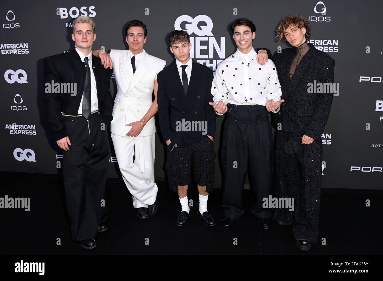 Luis Freitag, Tim Schaecker, Julien Brown, Jacob Rott und Bene Schulz ...