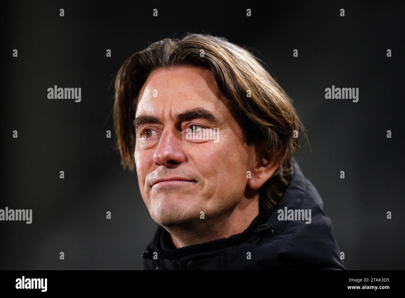 File photo dated 25-11-2023 of Brentford head coach Thomas Frank, who ...