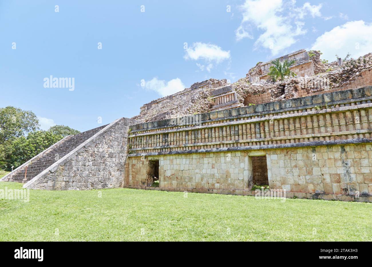 The Mayan ruins of Sayil, known for its stunning royal palace Stock ...