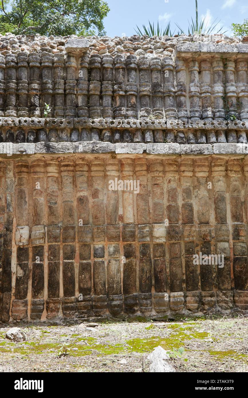 The Mayan ruins of Sayil, known for its stunning royal palace Stock ...