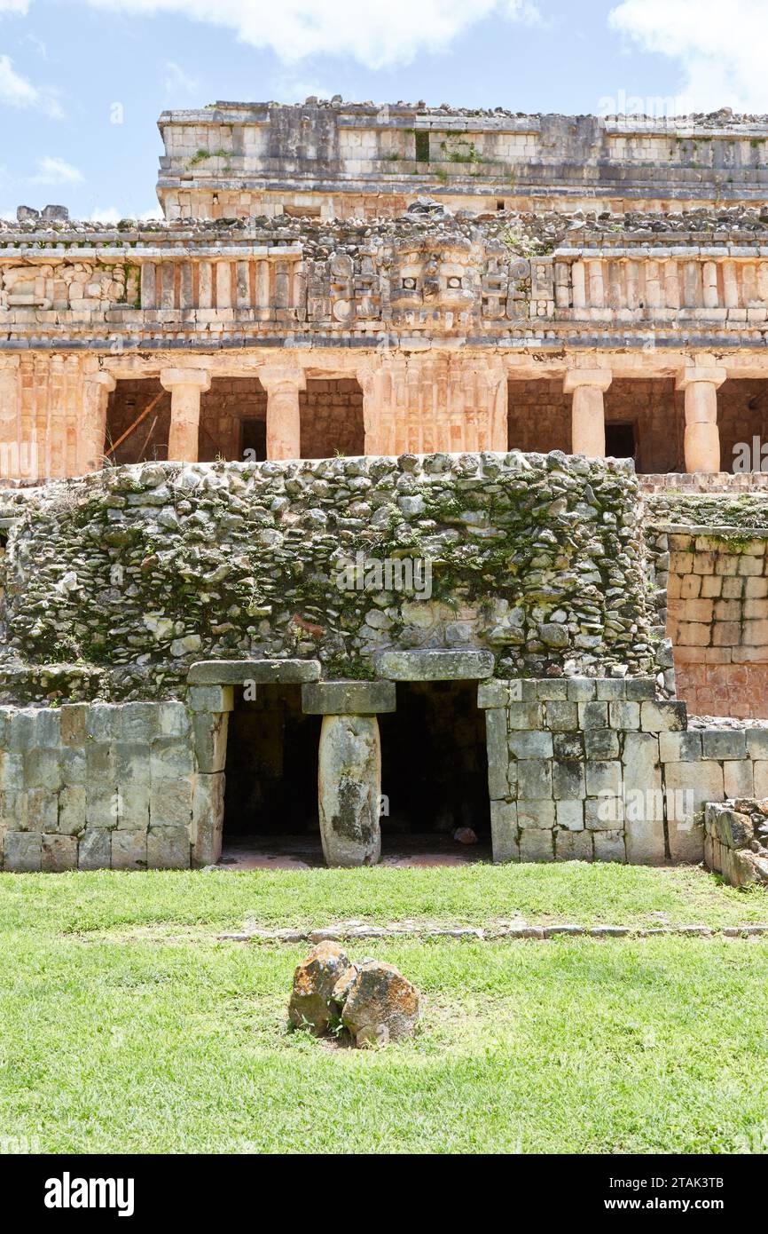 The Mayan ruins of Sayil, known for its stunning royal palace Stock ...