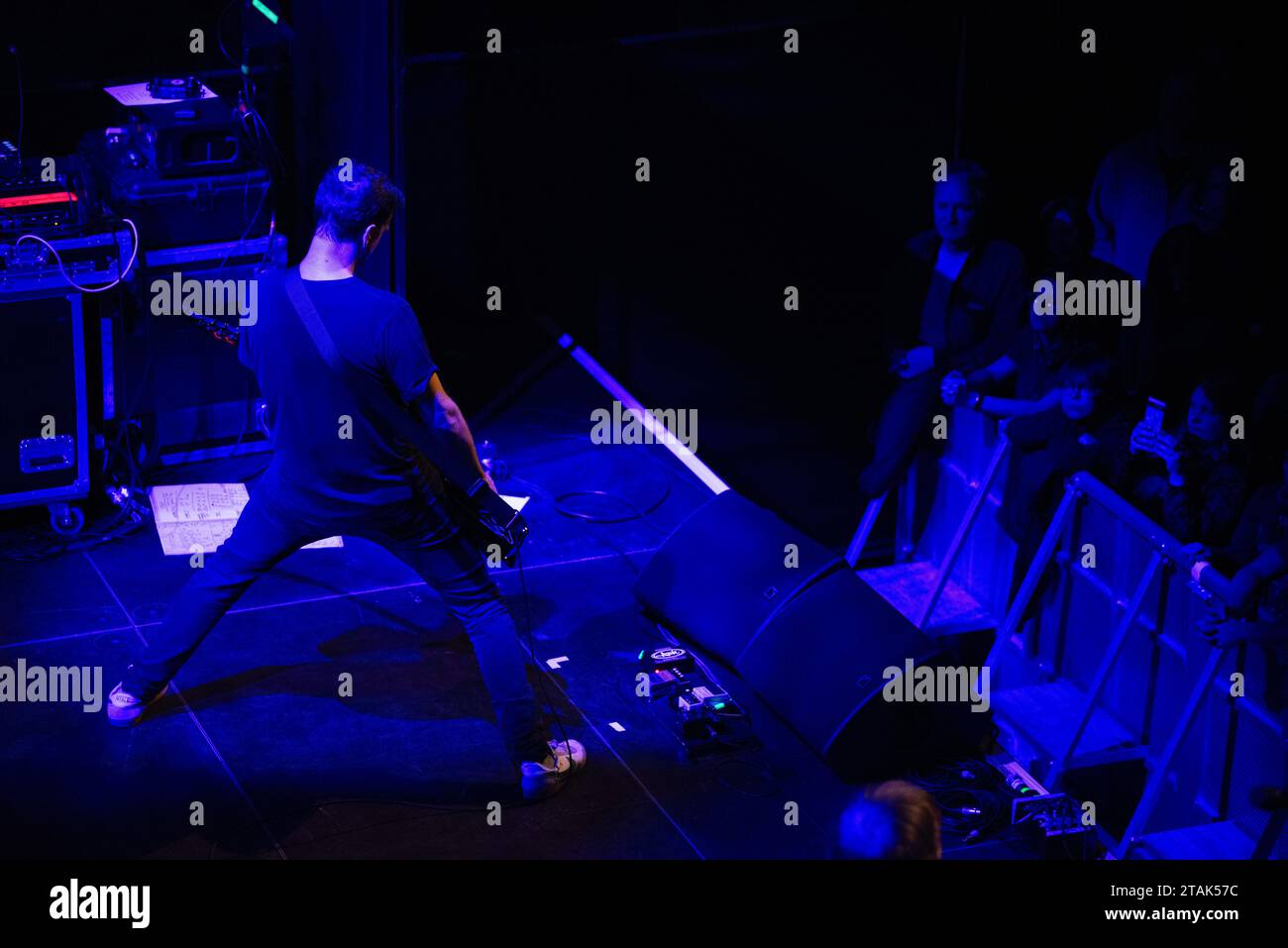 Northern Irish alternative rock band, Ash, performing in Berlin at the ...