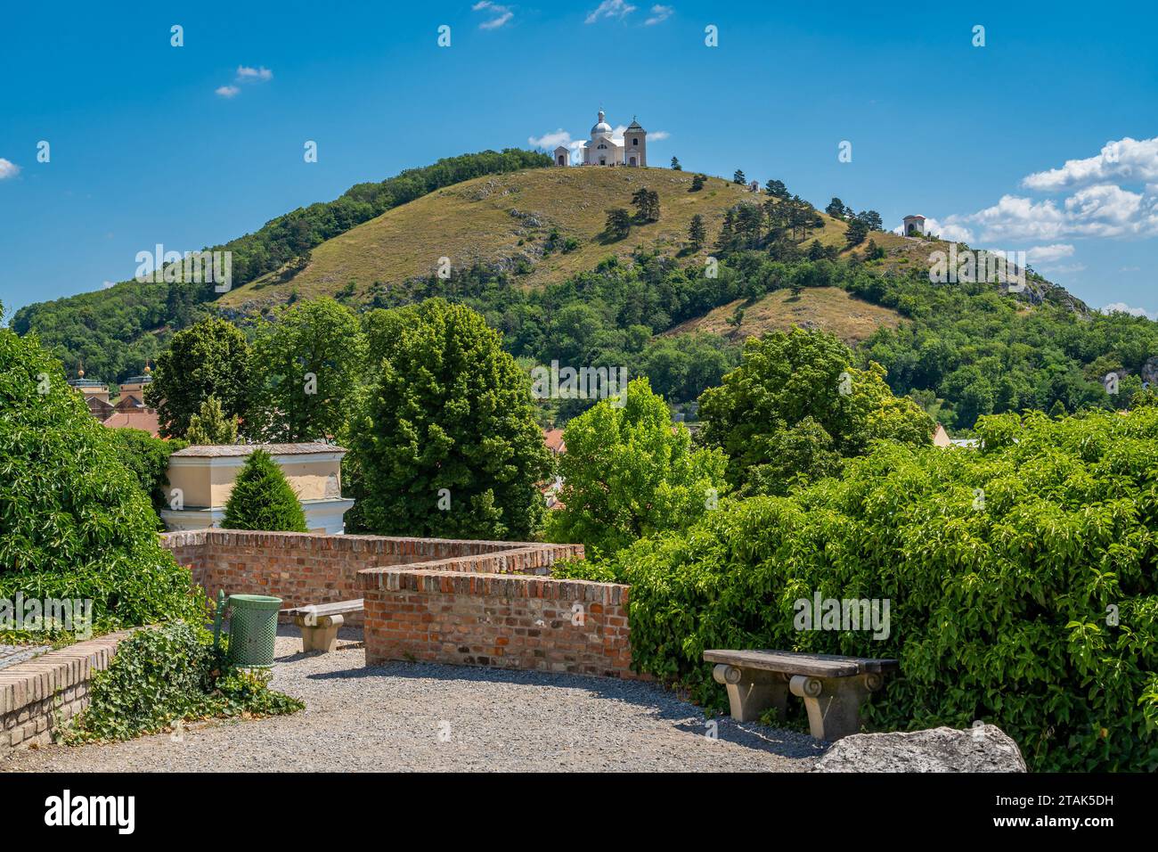 Holy Hill and stations of the cross at Mikulov, South Moravia, Czech ...
