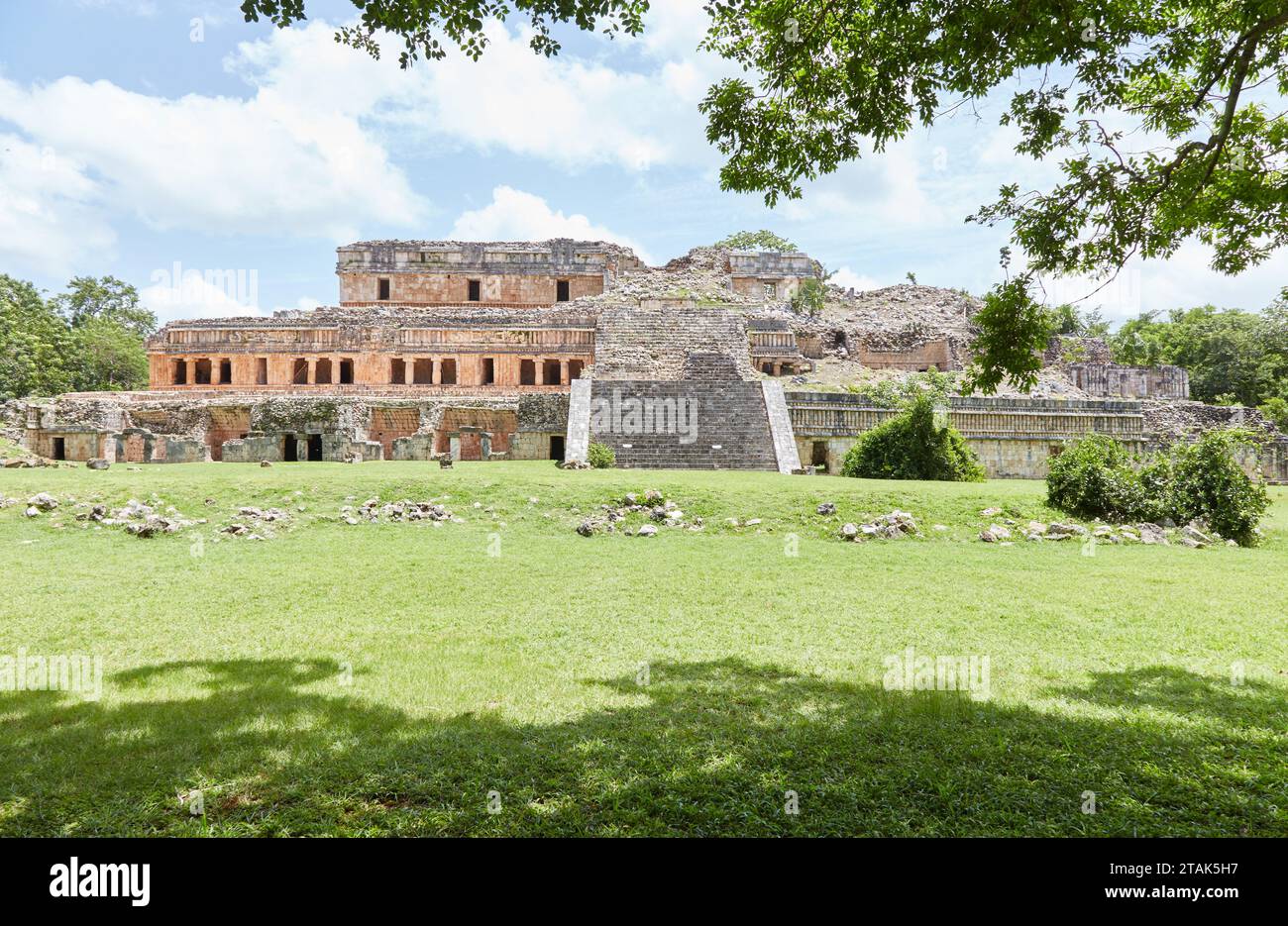 The Mayan ruins of Sayil, known for its stunning royal palace Stock ...