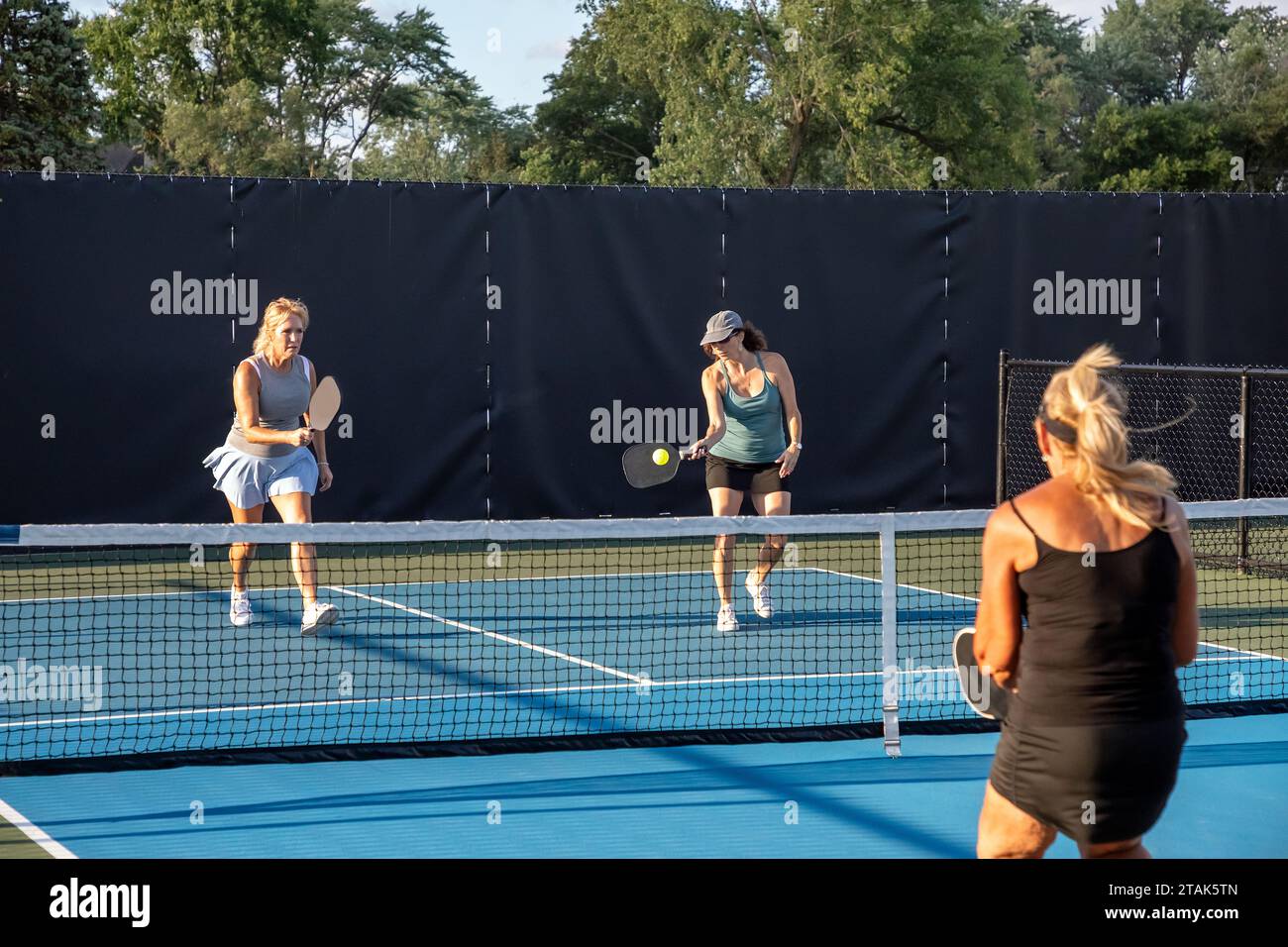 Woman pickleball player hi-res stock photography and images - Alamy