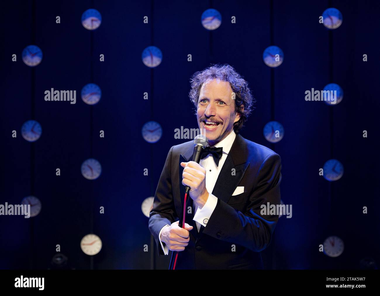 AMSTERDAM - Portrait of comedian Micha Wertheim. ANP RAMON VAN FLYMEN ...