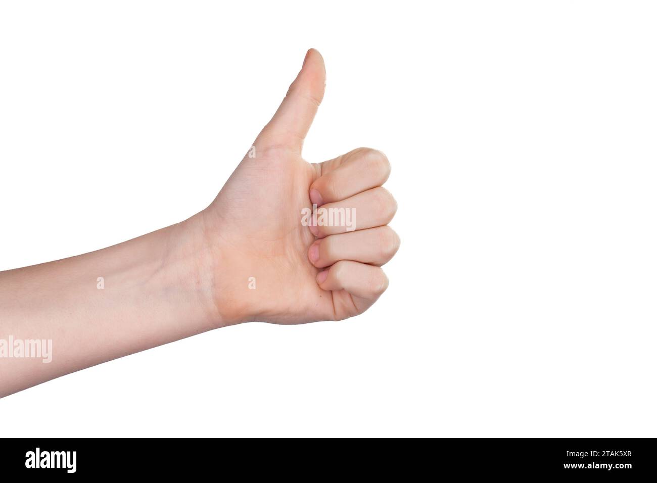 Positive thumbs up sign Cut Out Stock Images & Pictures - Alamy