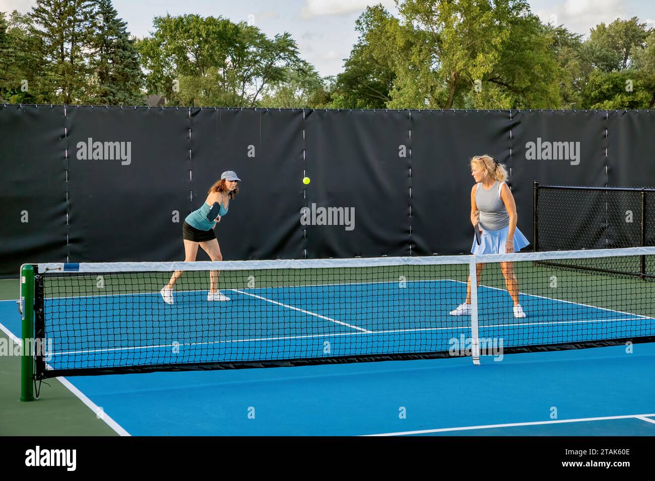 Woman pickleball player hi-res stock photography and images - Alamy