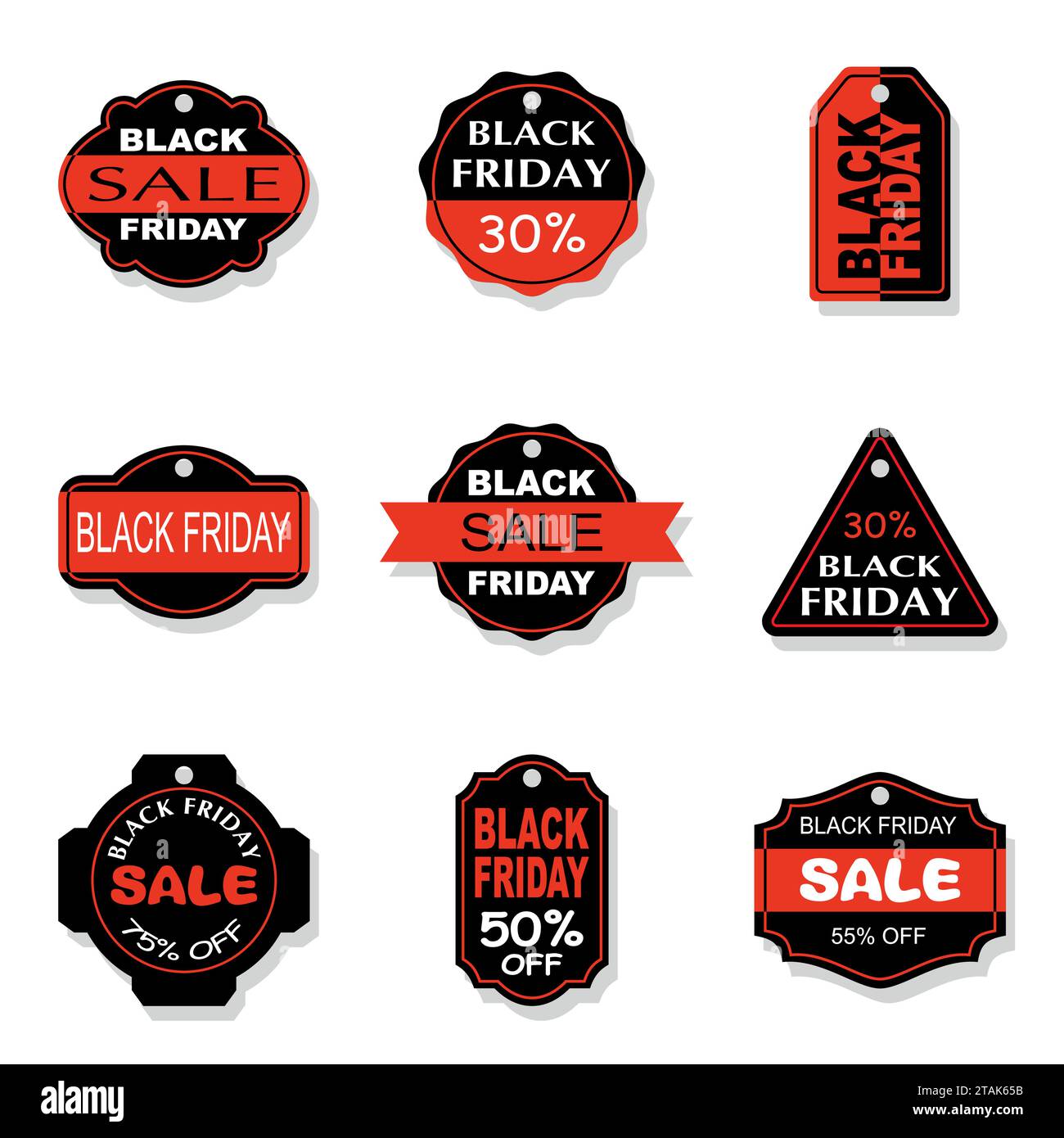 Sale banners isolated discount Stock Vector Images - Alamy