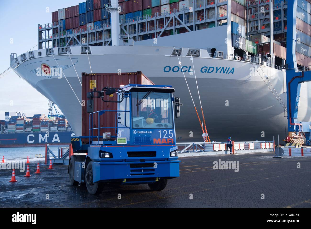 Gdansk, Poland. 1 December 2023. One of the newest and the biggest ...