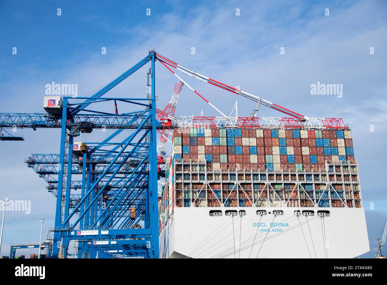Gdansk baltic hub container terminal hi-res stock photography and ...