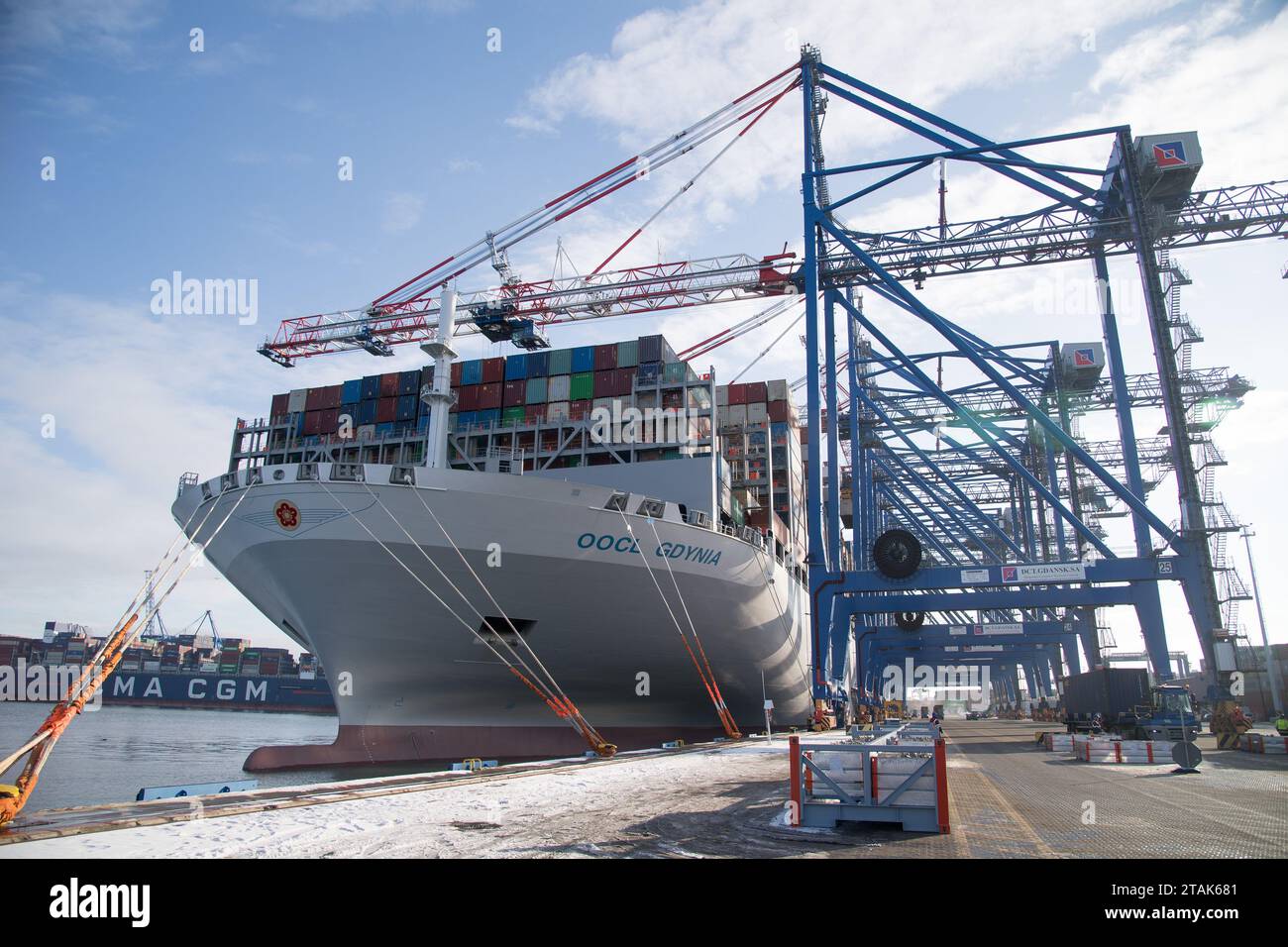 Gdansk baltic hub container terminal hi-res stock photography and ...