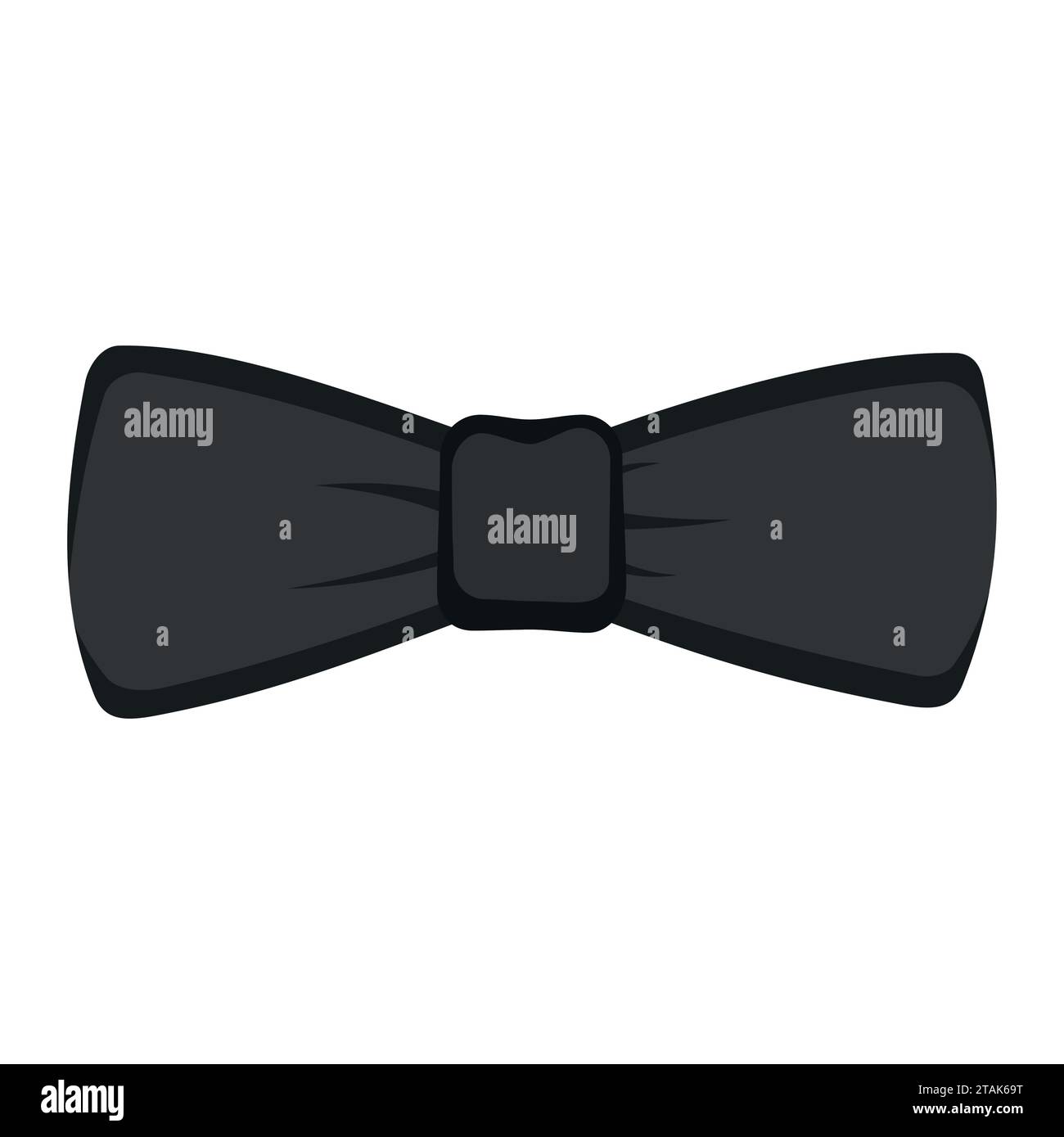 Black Bow Tie Illustration