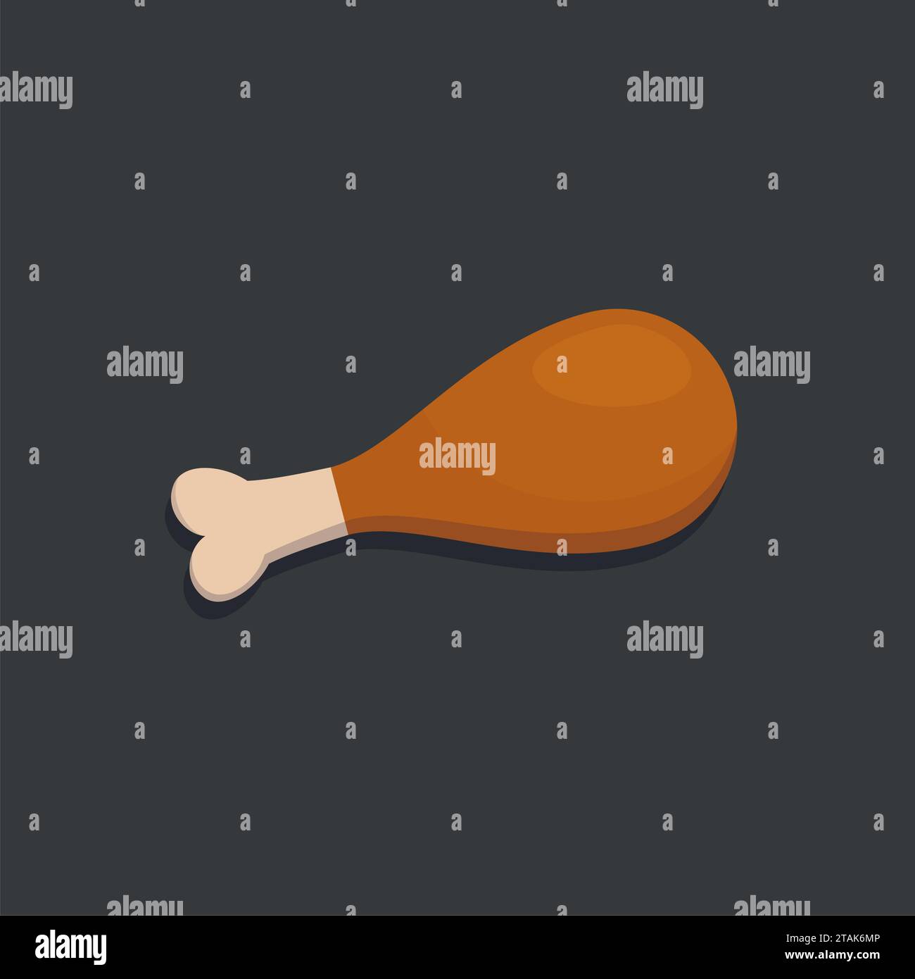 Tasty chicken wings on Stock Vector Images - Alamy