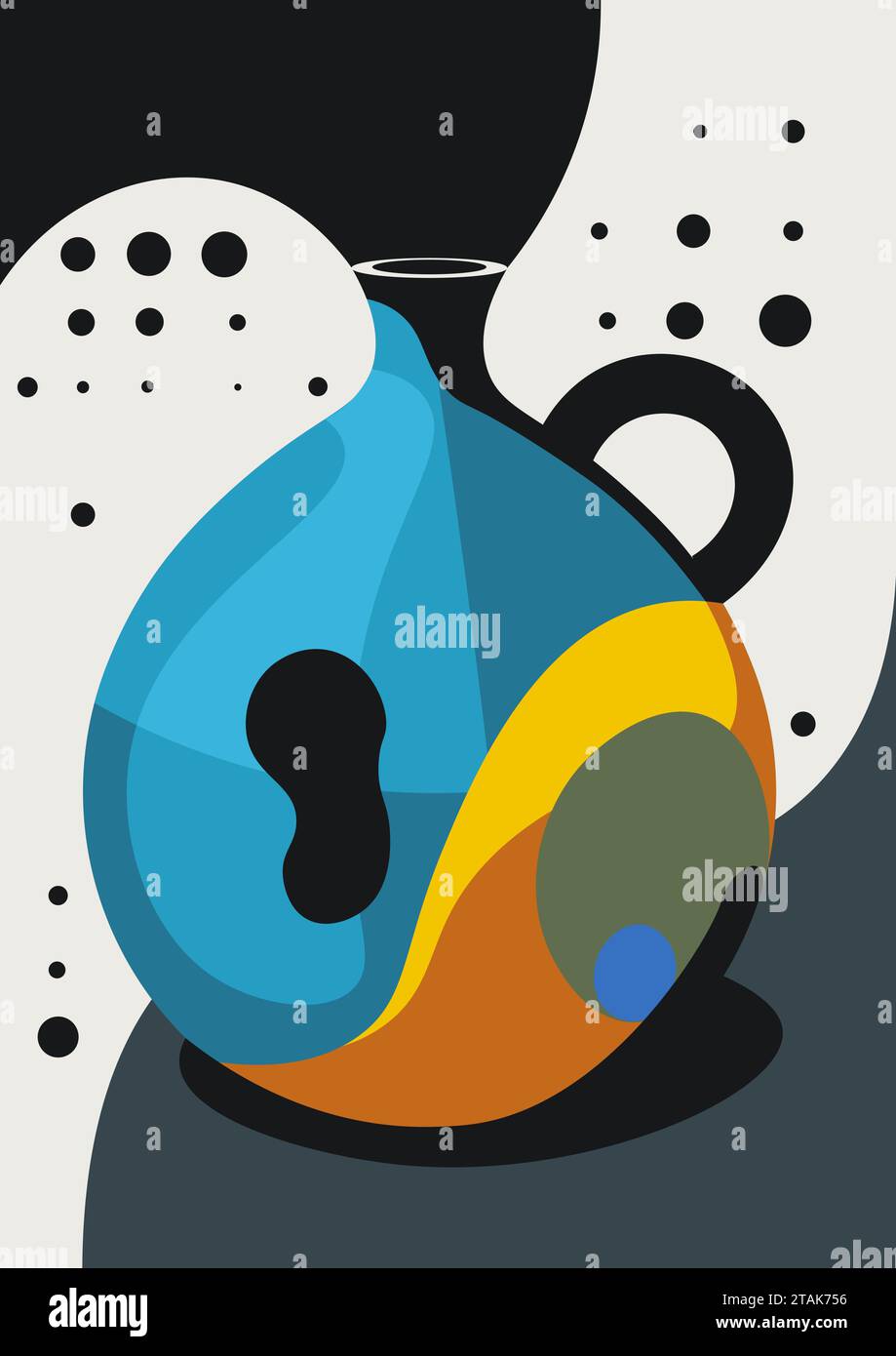 Abstract vector painting for interior Stock Vector Image & Art - Alamy