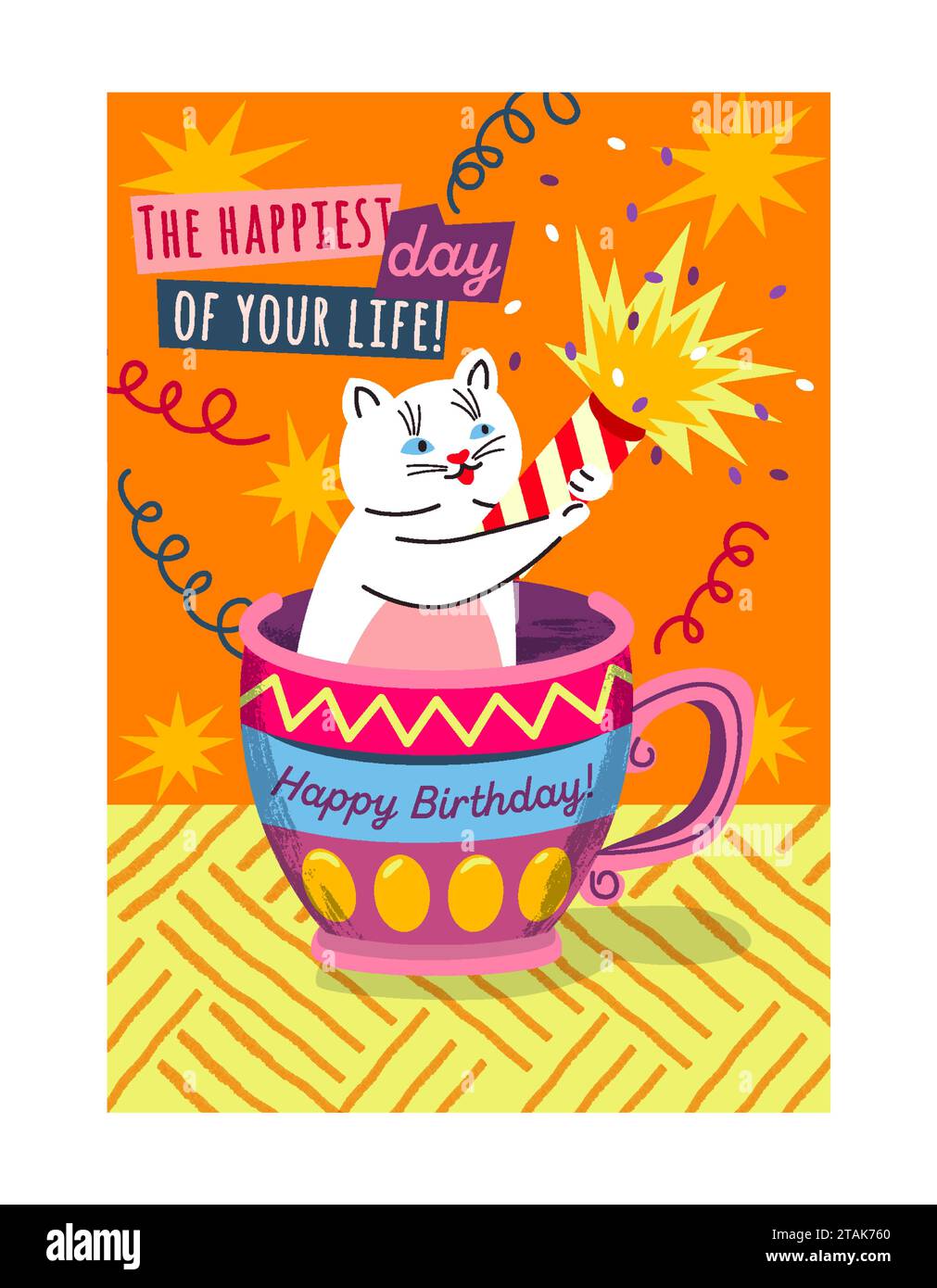 Birthday card vector design Stock Vector Image & Art - Alamy