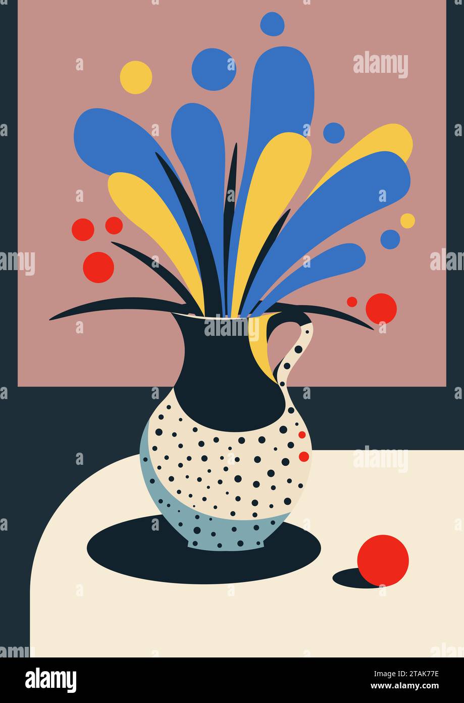 Abstract vector painting for interior Stock Vector Image & Art - Alamy