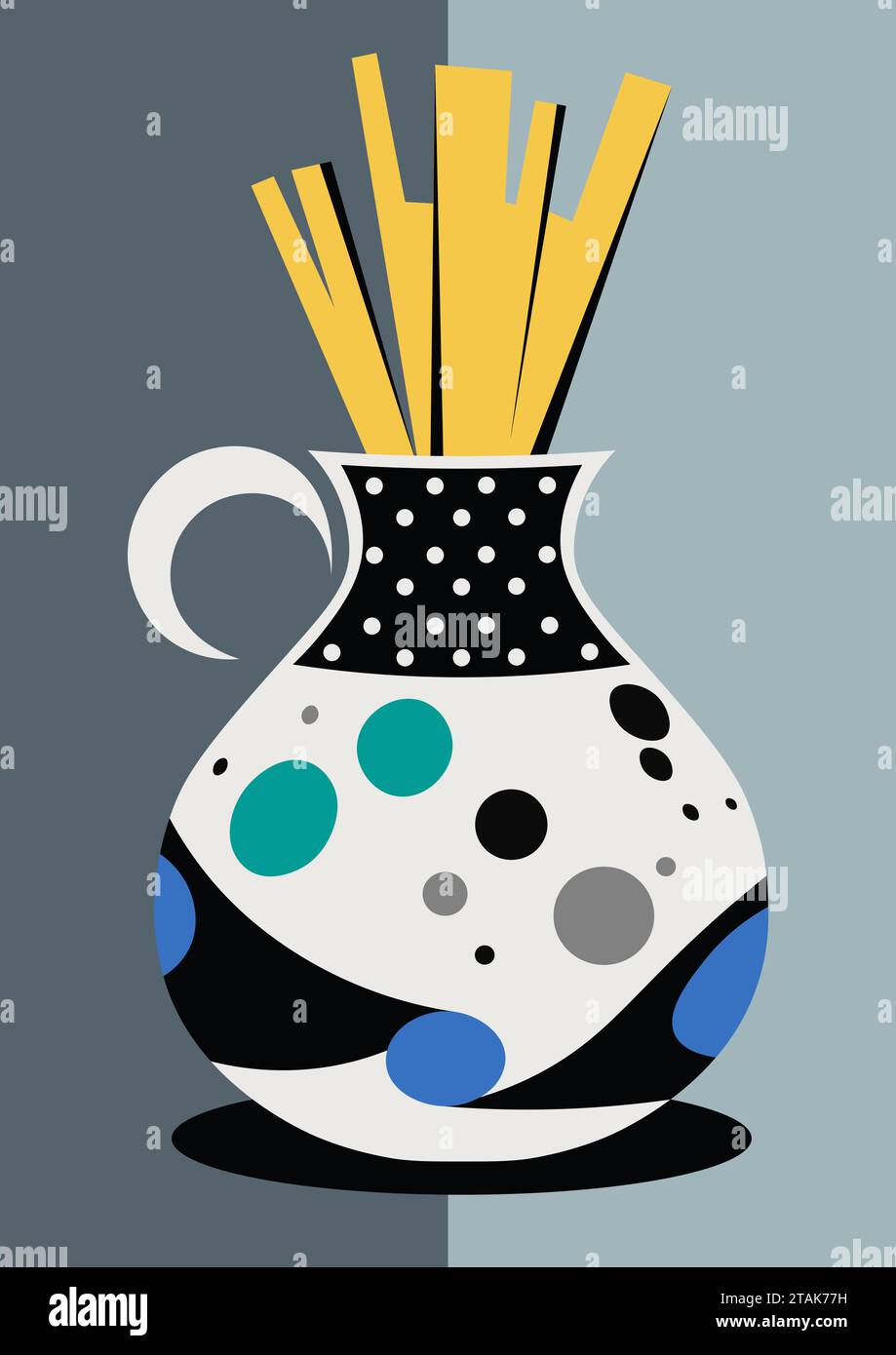 Abstract vector painting for interior Stock Vector Image & Art - Alamy