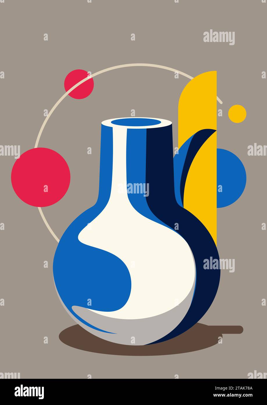 Abstract vector painting for interior Stock Vector Image & Art - Alamy