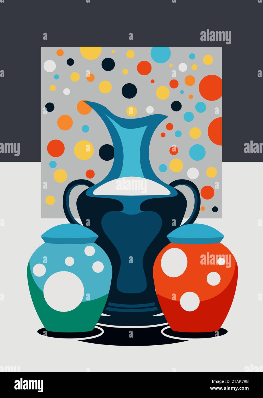 Abstract vector painting for interior Stock Vector Image & Art - Alamy