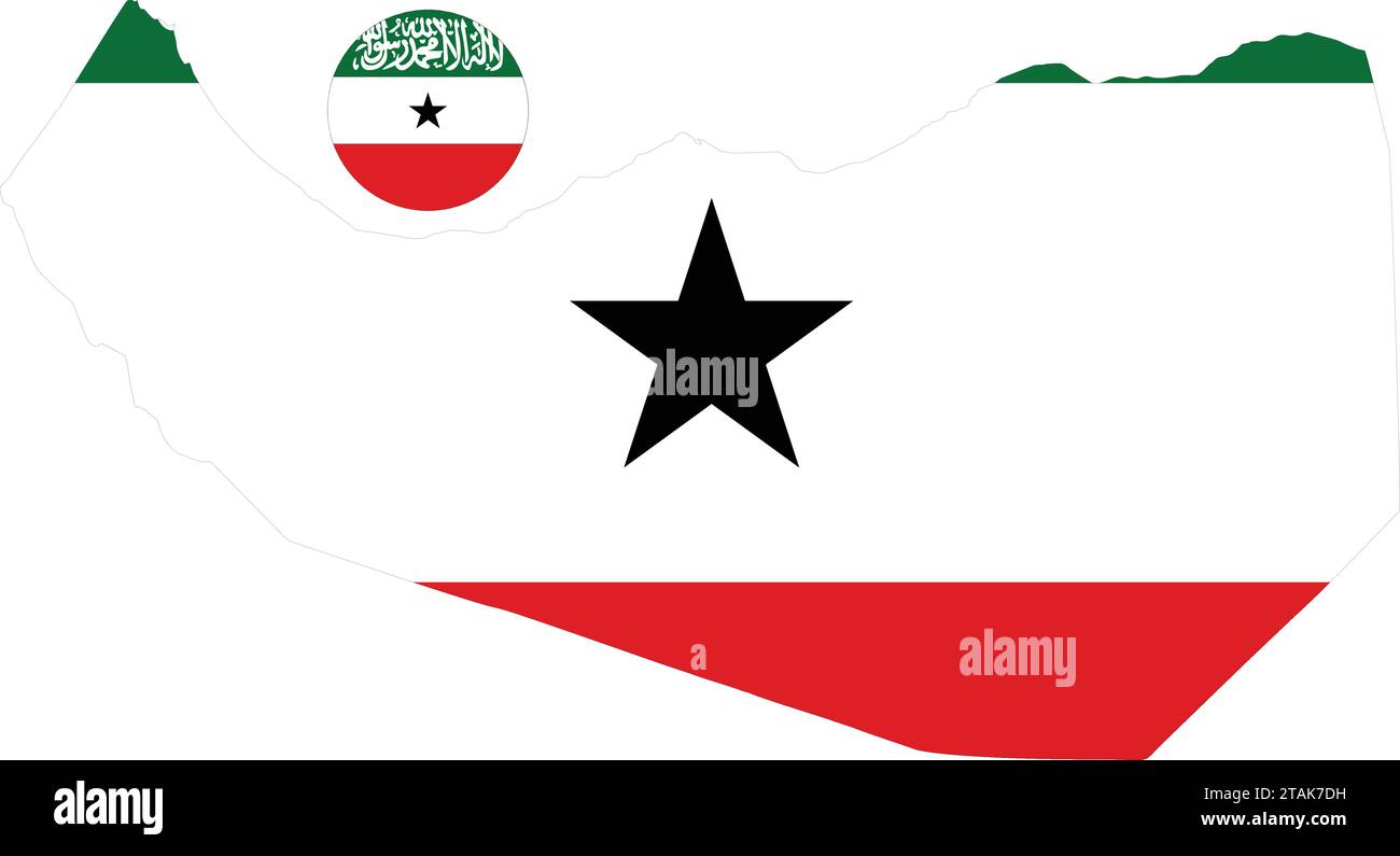 Somali vector map Cut Out Stock Images & Pictures - Alamy