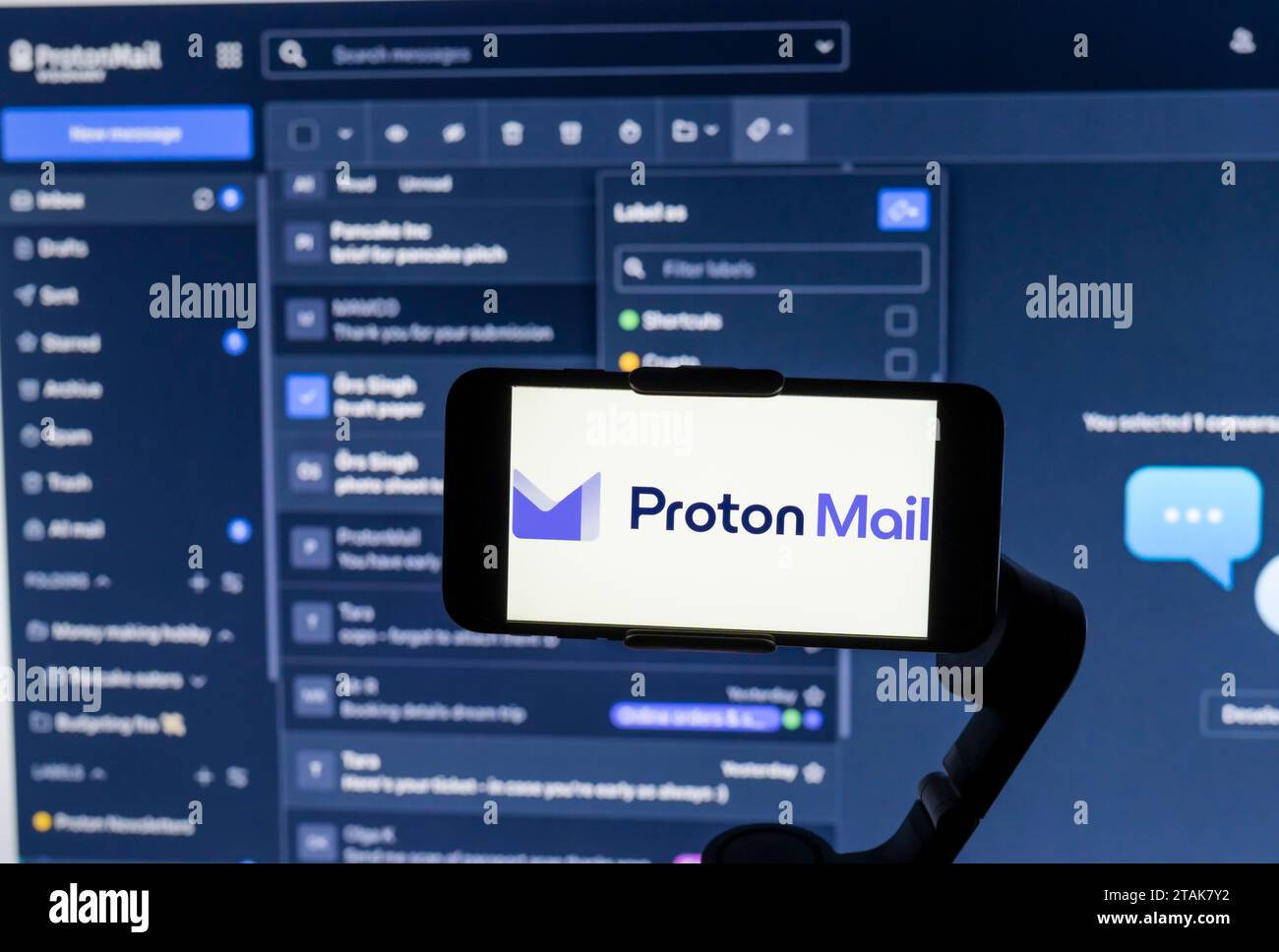 India. 01st Dec, 2023. In this photo illustration, the logo of ...