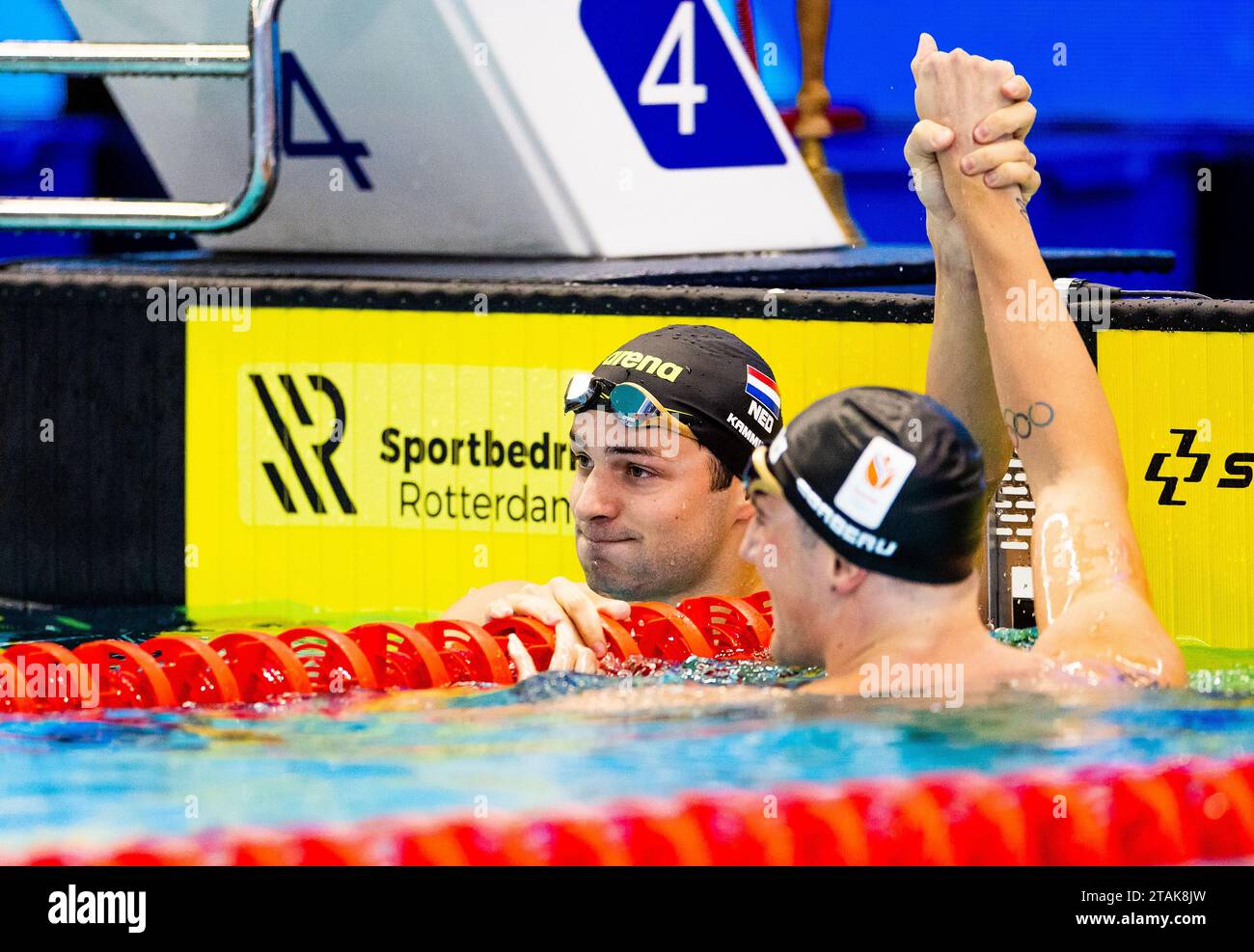 ROTTERDAM - Arno Kamminga (l) and Caspar Corbeau on the second day of ...
